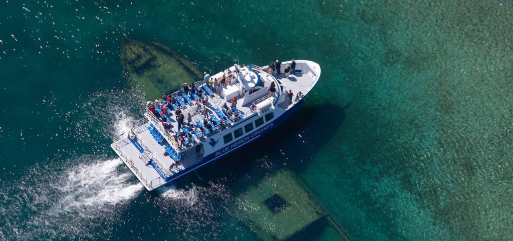 Blue Heron 8 – Glass Bottom Jet Boat – E.Y.E. Marine Consultants